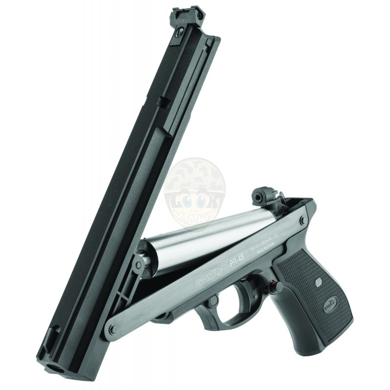 Pistolet à air comprimé GAMO PR-45 cal. 4,5 mm surplus militaire LOOK ...