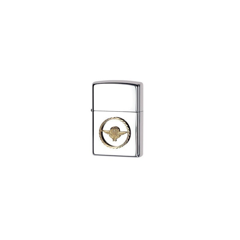 BRIQUET ZIPPO AVEC INSIGNE surplus militaire armurerie LOOK KAKI Var ...
