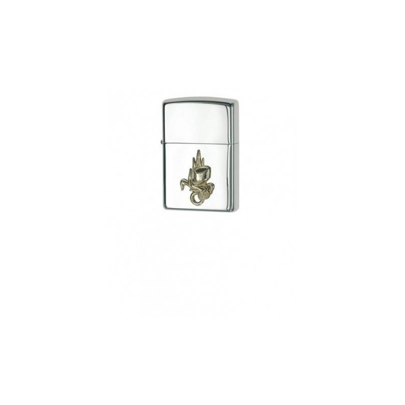 BRIQUET ZIPPO AVEC INSIGNE surplus militaire armurerie LOOK KAKI Var ...