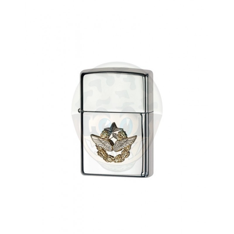 BRIQUET ZIPPO AVEC INSIGNE surplus militaire armurerie LOOK KAKI Var ...